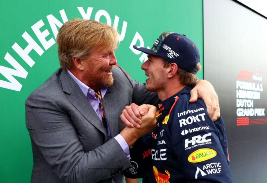 Willem-Alexander en de koning van Zandvoort: Max Verstappen